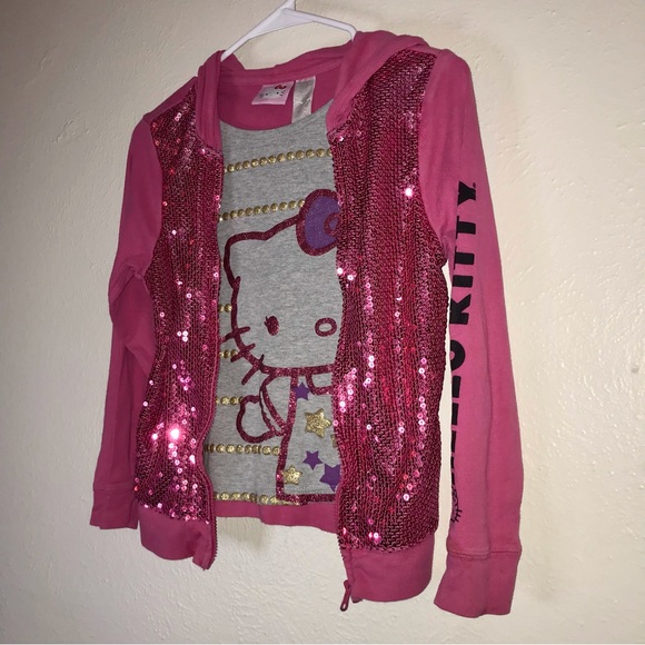 Hello Kitty | Tops | 3for25 Retro 23 Hello Kitty Pink Sequence Girls ...